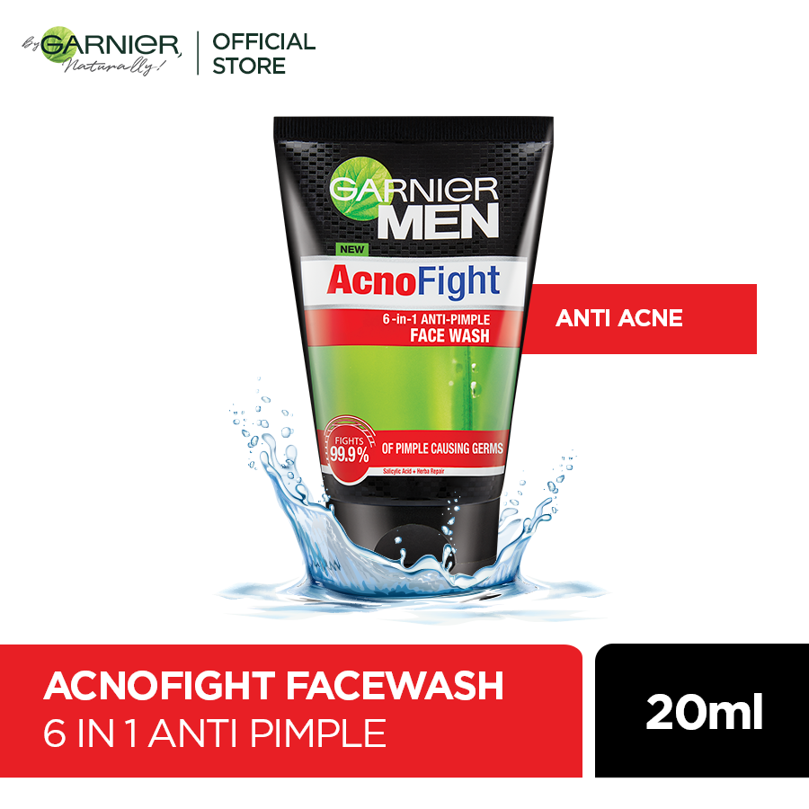 Buy Garnier Men Acno Fight Face Wash 20ml Online in Pakistan – Reanapk