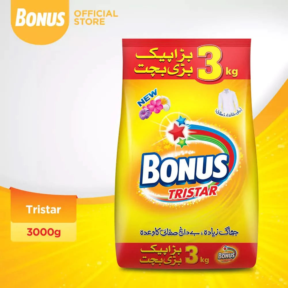 Bonus Tristar 3kg - Detergent Washing Powder – Reanapk