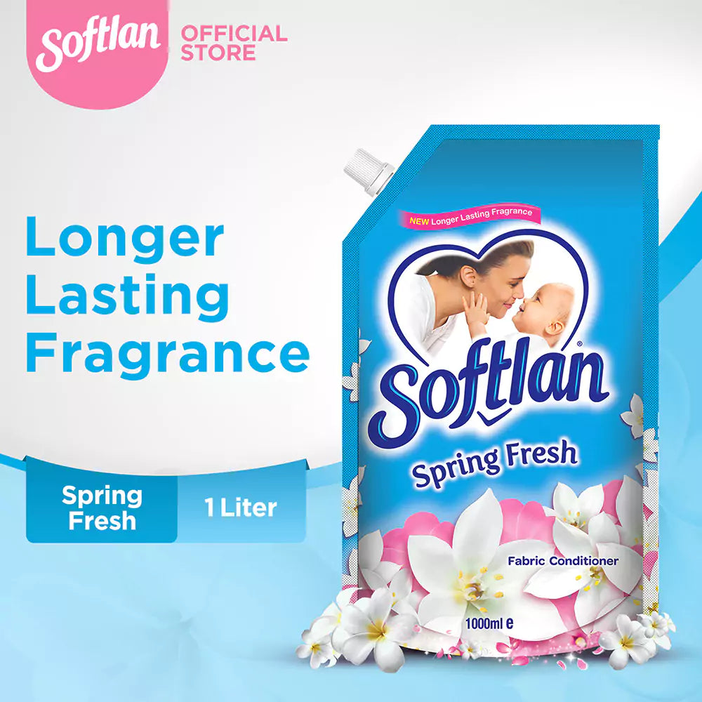 Softlan 1 Litre Pouch Spring Fresh - Fabric Conditioner – Reanapk