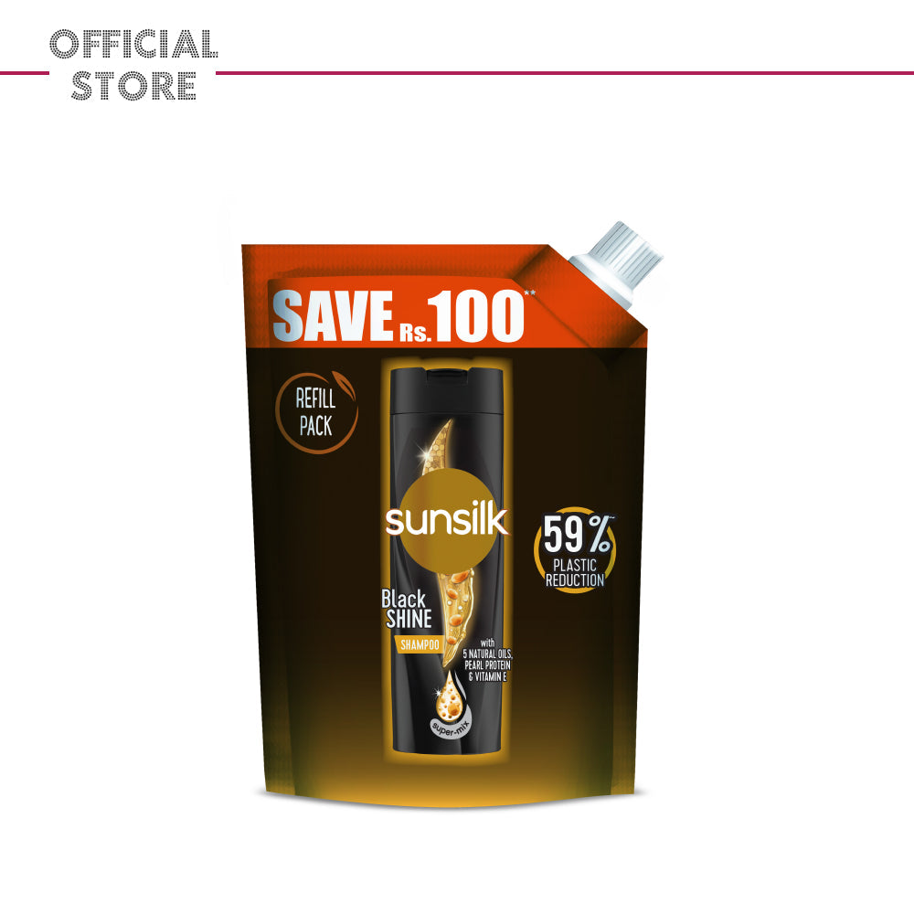 Sunsilk Stunning Black Shine Shampoo 360ml REFIL PACK – Reanapk