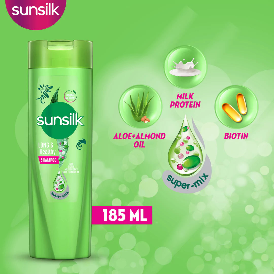 Buy Sunsilk Long & Healthy Shampoo 185ml Online in Pakistan – Reanapk