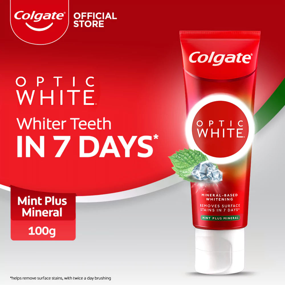 Colgate Optic White - Exfoliating Mineral Toothpaste 100g – Reanapk